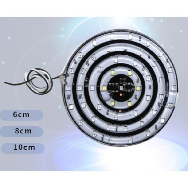 Jual Lampu LED pelangi Variasi Mobil Motor bentuk Bulat 12V | Shopee ...