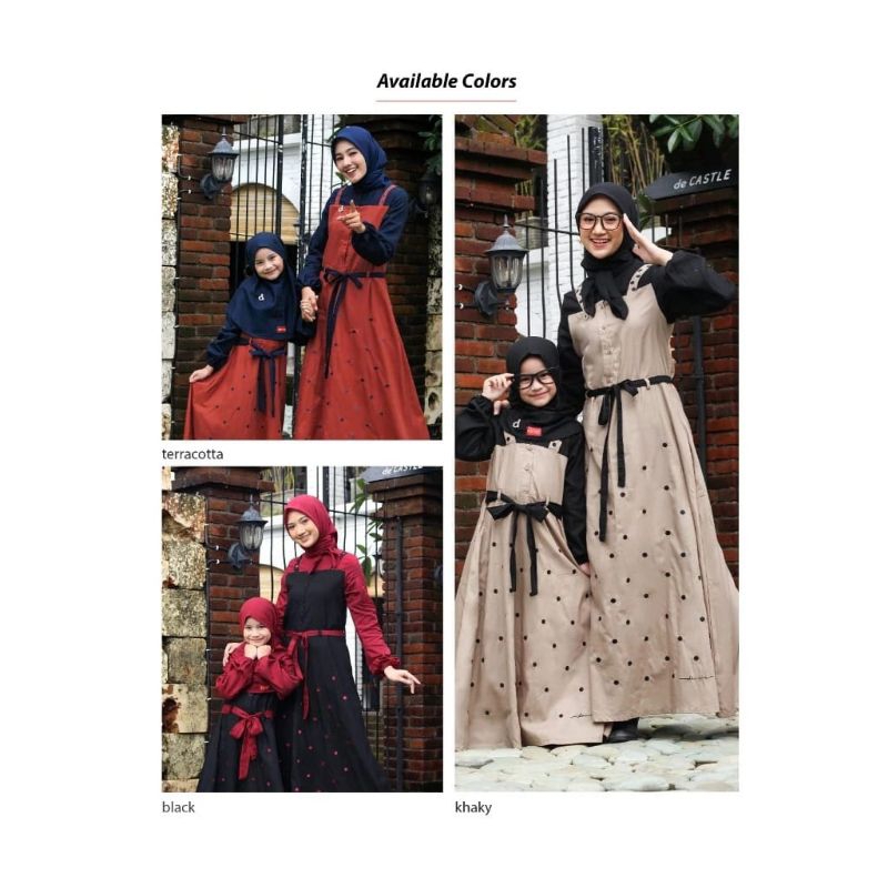 Jual Dannis gamis model terbaru 2024 sarimbit | Shopee Indonesia