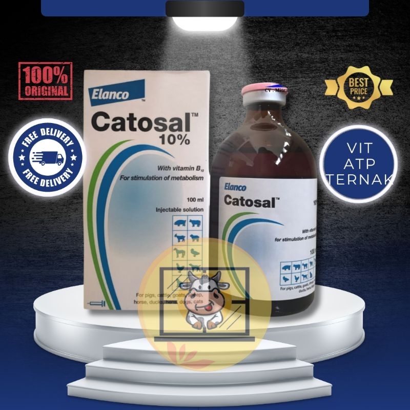 Jual CATOSAL 100 ml Elanco - Penguat Metabolisme Stamina Hewan B12 ...