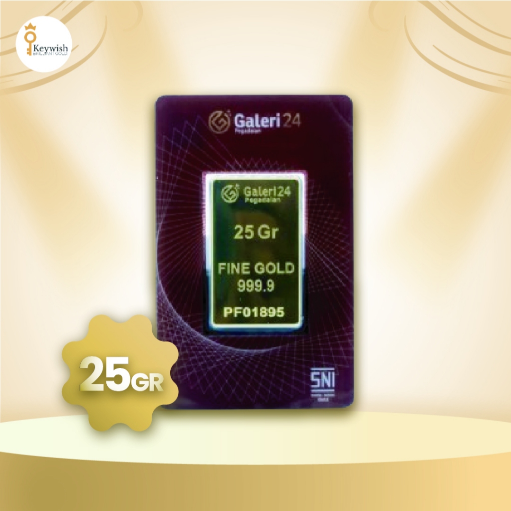 Jual Logam Mulia Galeri 24 - 25GR | Shopee Indonesia