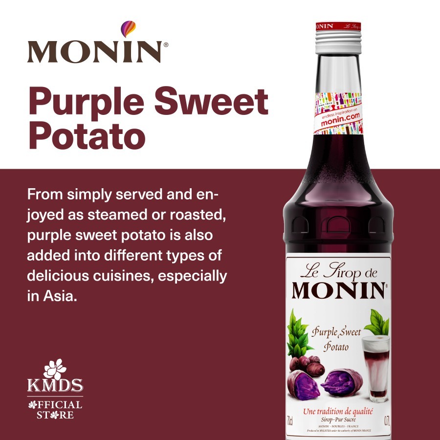 Jual MONIN Purple Sweet Potato Syrup 70 CL 700 ML | Shopee Indonesia