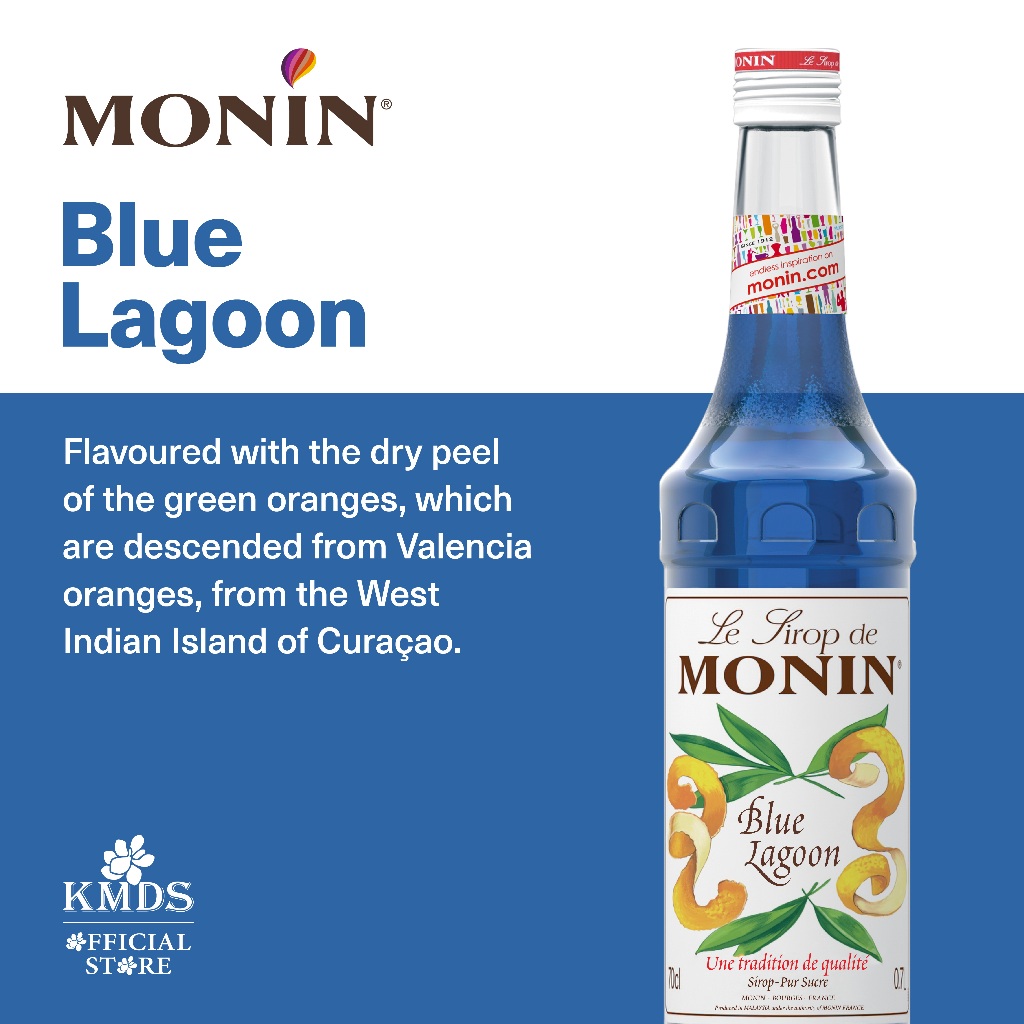 Jual MONIN Blue Lagoon Syrup 70 CL 700 ML | Shopee Indonesia