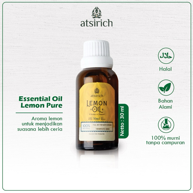 Jual Minyak Atsiri Aroma Terapi Jeruk Lemon 30ml Essential Oil Lemon ...