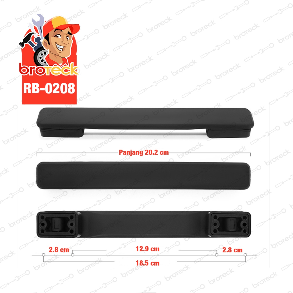 Jual Handle koper pengganti 20.2cm gagang pegangan strap luggage ...
