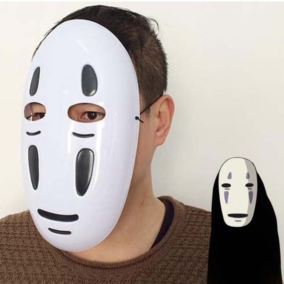 Jual Topeng Anime Spirited Away No Face Cosplay - ACC Kaonashi Mask PVC ...