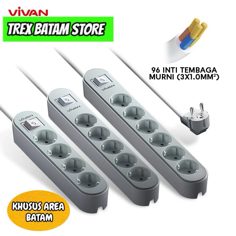 Jual VIVAN PRO COLOKAN LISTRIK VPS 3 4 5 LUBANG 1.8 METER GARANSI RESMI ...