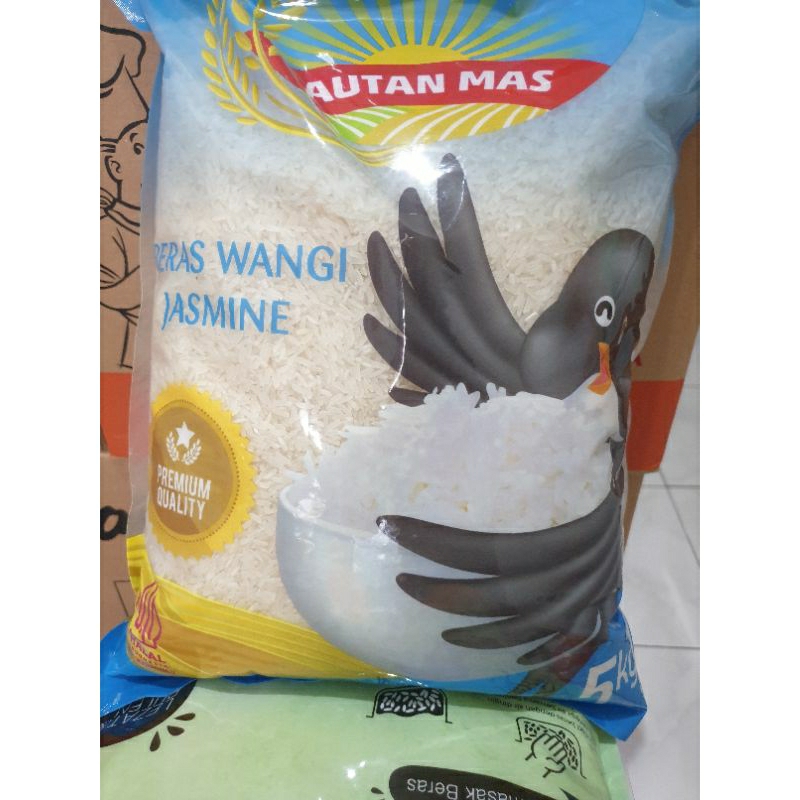 Jual Beras Jasmine Vietnam Premium Quality , Pulen & Wangi , Pingguin ...