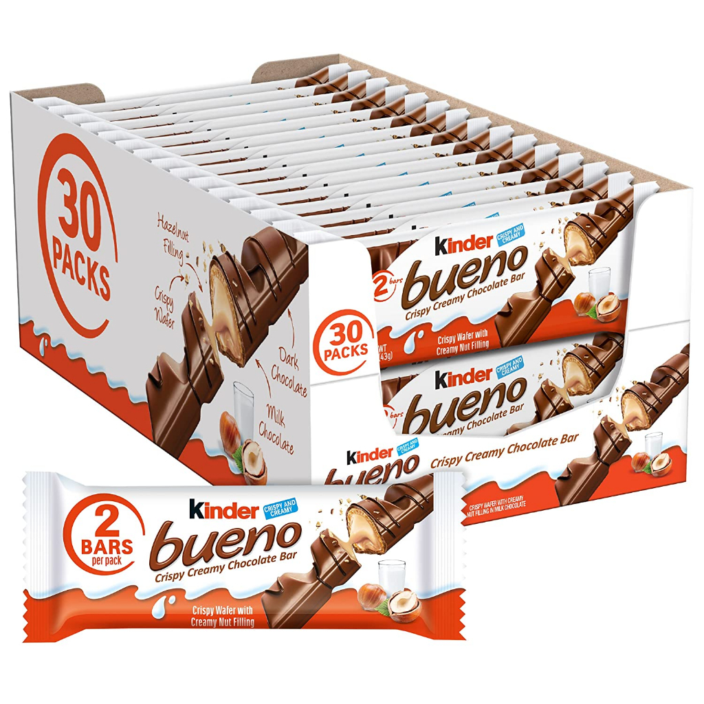 Jual 1 BOX (30 pcs) Kinder Bueno 43 gram | Shopee Indonesia