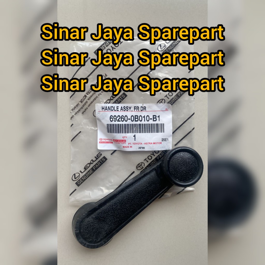 Jual Handle Putaran Kaca Pintu Toyota Kijang 69260-0B010-B1 | Shopee ...