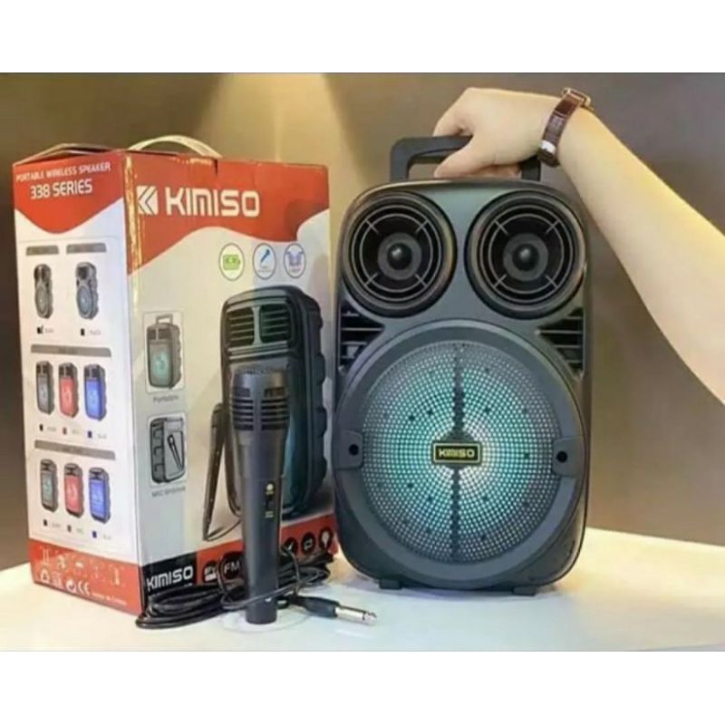 Jual SPEAKER BLUETOOTH KIMISO KMS PLUS MIC UK 6.8 INCI /SPEAKER ...