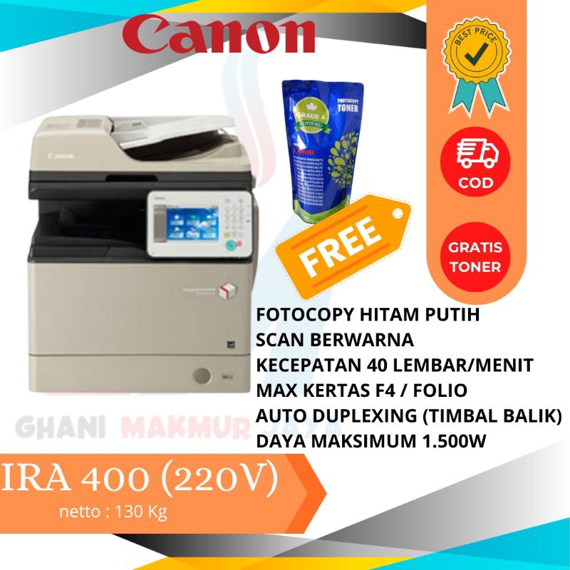 Jual Mesin Fotocopy merek Canon IRA 400 (220 VOLT) | Shopee Indonesia