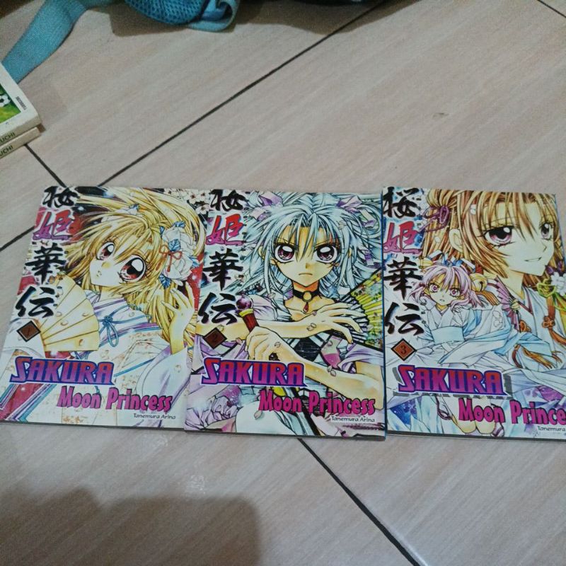 Jual buku komik remaja mini serial cantik sakura moon princess 1-3 lengkap tamat original ...