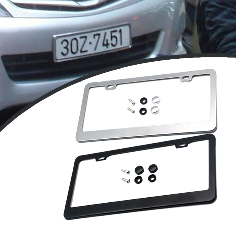 Jual Frame Plat Nomor Mobil Dengan Sekrup Us Plat nomor mobil ...