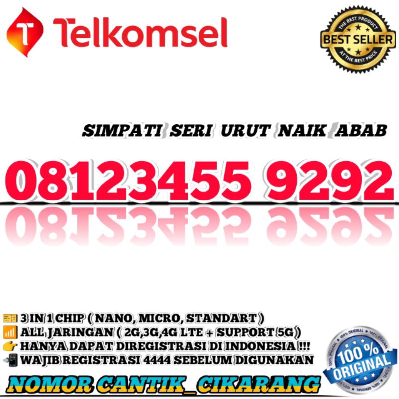 Jual NOMOR CANTIK SIMPATI KARTU PERDANA NOMOR CANTIK TELKOMSEL NOMOR ... Jual NOMOR CANTIK SIMPATI KARTU PERDANA NOMOR CANTIK TELKOMSEL NOMOR ...