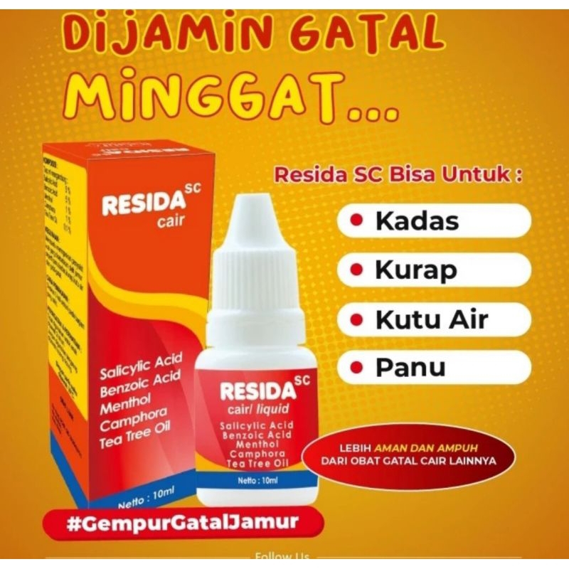 Jual Resida cair 10ml / Kalpanax Cair Jamur Panu Gatal | Shopee Indonesia