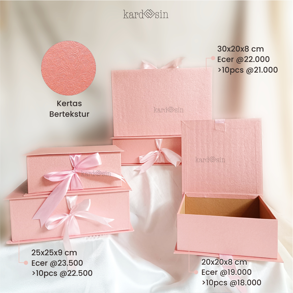 Jual RAMADHAN HARD BOX HARDBOX KOTAK KADO WARNA GOLD EMAS PITA HIJAU CREAM TUTUP LEPAS GIFT BOX ...