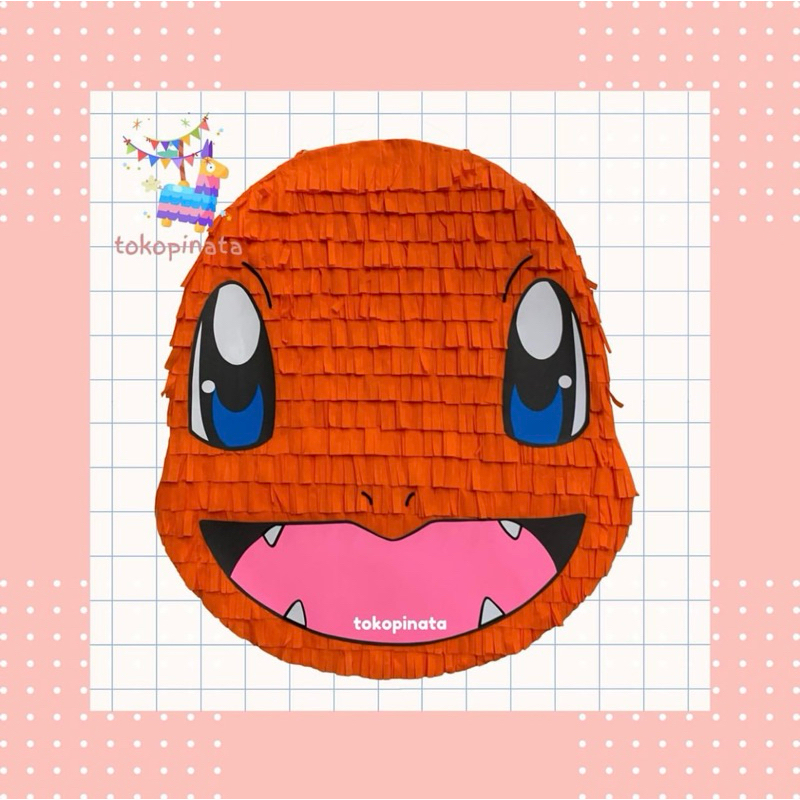 Jual Pinata Pukul Charmander Pokemon / Pinata Pokemon Go Charmender ...