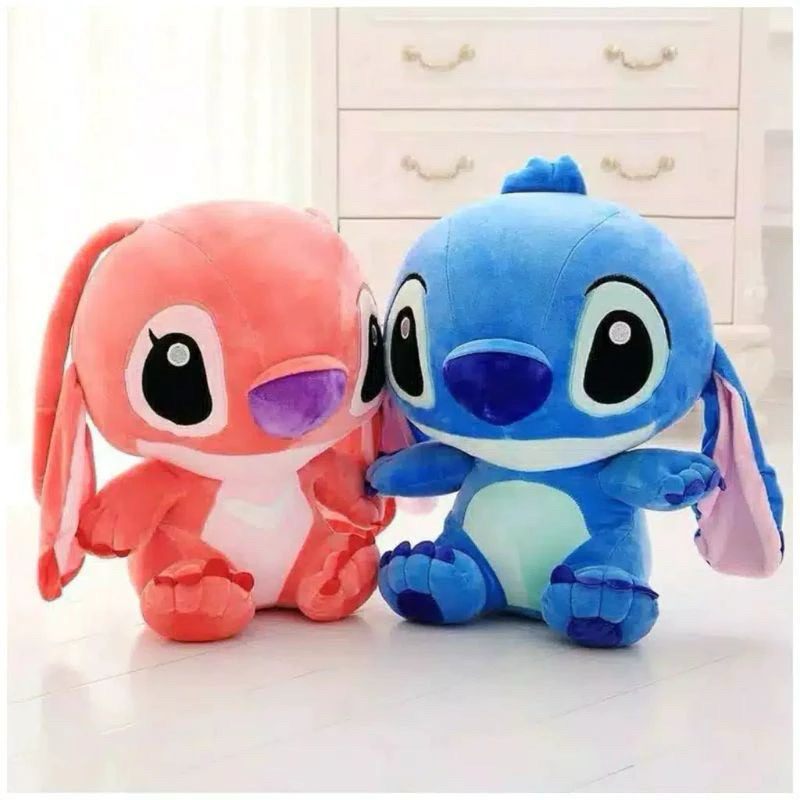 Jual Mainan Boneka Stitch Lilo Cute 30 CM HighQuality SNI | Shopee ...