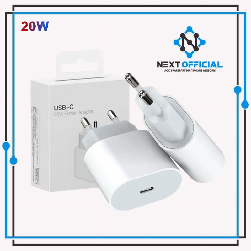 Jual Adaptor Kepala Charger Cas Type C 20W Ip Seri 12 - 12 Mini - 12 ...