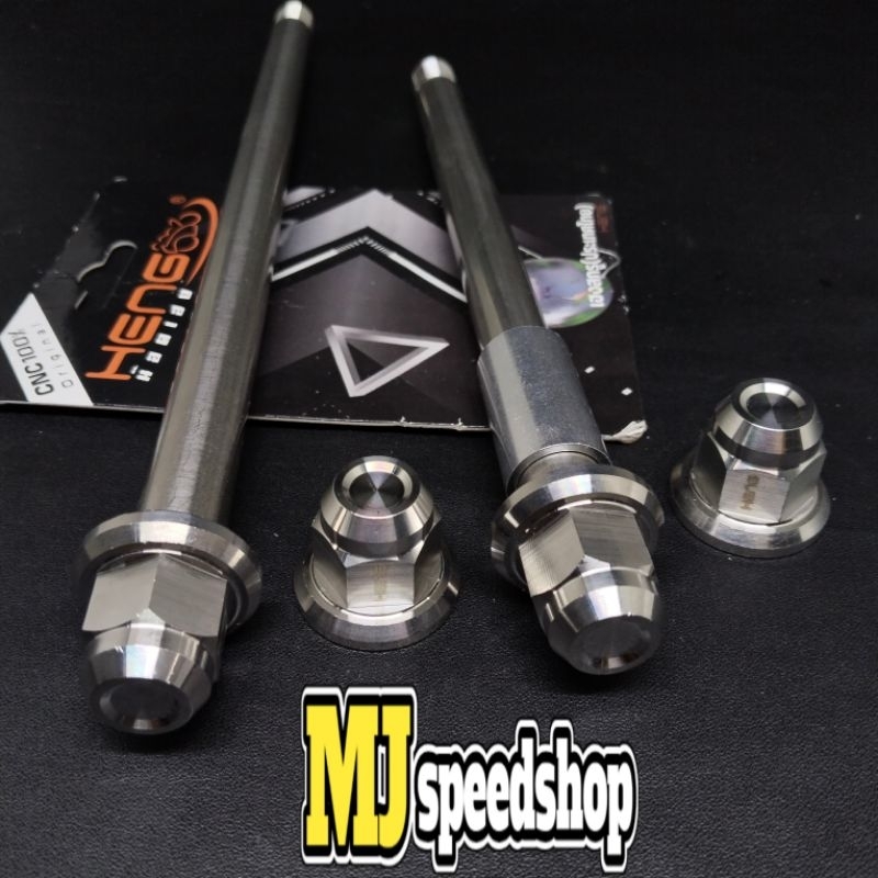 Jual AS RODA DEPAN DAN BELAKANG NINJA R RR SS MODEL CNC BOWL ORIGINAL HENG PROBOLT STAINLESS ...
