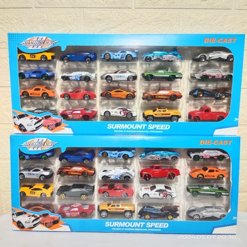 Jual Mainan Diecast Hotwheel Set isi 20 pcs - Mainan Diecast Set Mobil ...