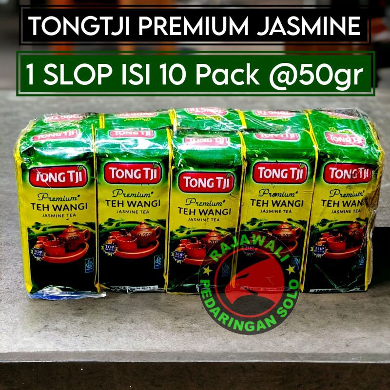 Jual TEH TONG TJI PREMIUM JASMINE 10x50gr TEH JUMBO SOLO TONGJI TONGTJI PREMIUM | Shopee Indonesia