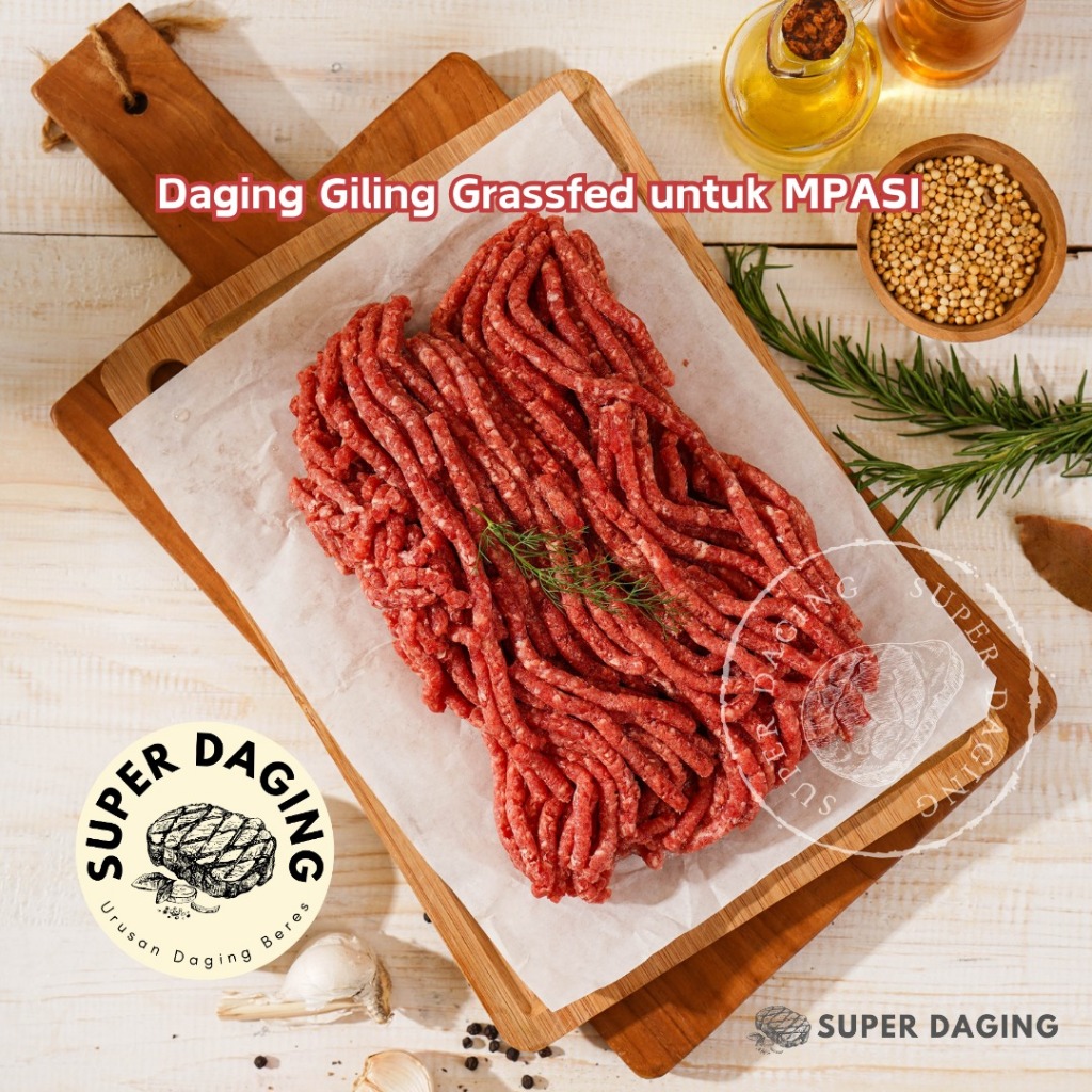 Jual Daging Sapi Giling Premium MPASI/Minced Beef GRASSFED 500gr ...