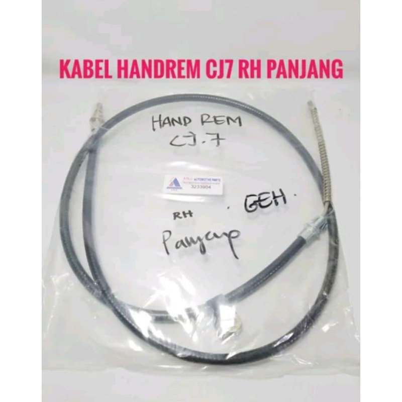 Jual Kabel Handrem CJ7 Kanan Panjang Hand Brake Cable CJ-7 RH Panjang ...