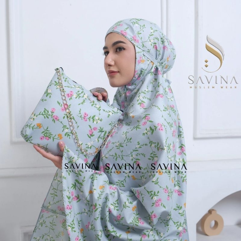 Jual Mukena Azela Series | Mukena Katun 2in1 Traveling Pouch Motif ...