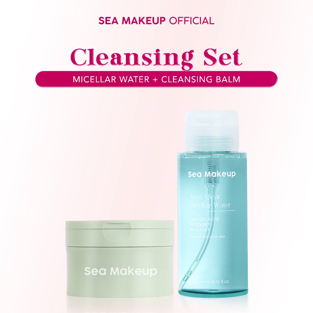 Jual Sea Makeup Complete Remover Bundle 2in1 – Acne Clear Micellar ...