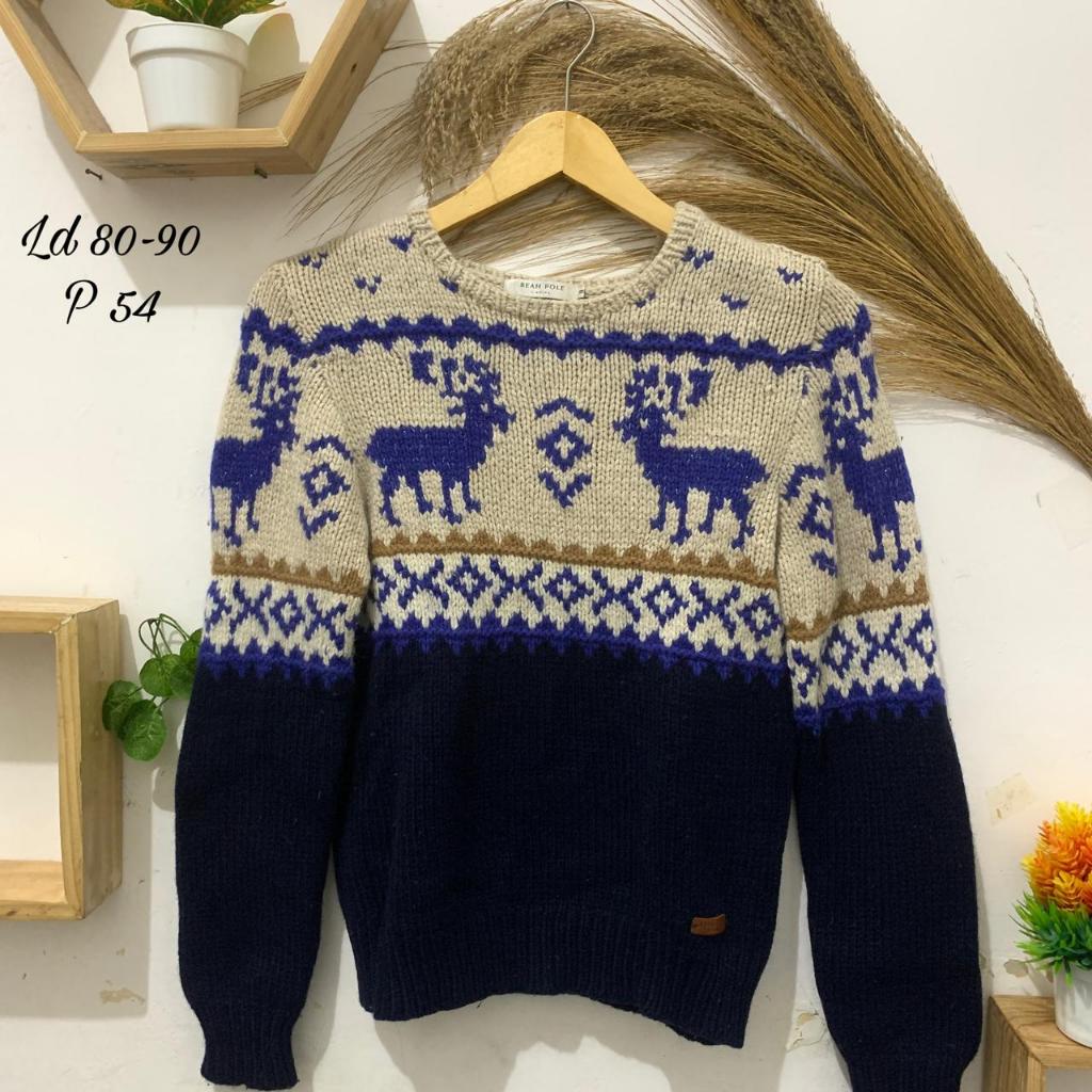 Jual BATCH-11 SWEATER RAJUT TEBAL / SWEATER CARDIGAN PRELOVED / SWEATER ...