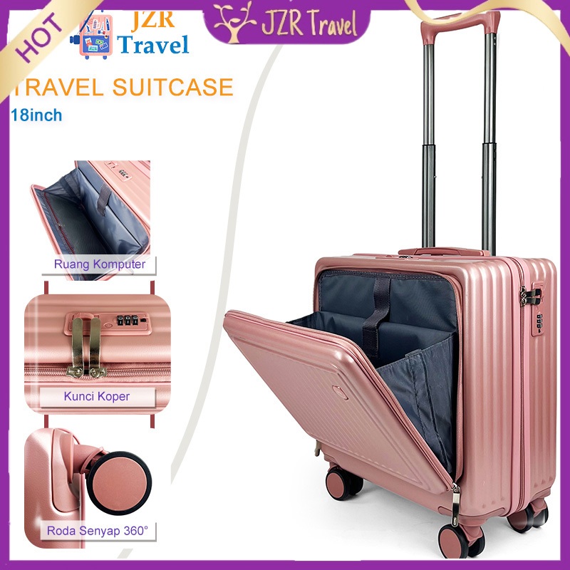 Jual JZR Koper 18 inci Kabin material ABS+PC premium anti pecah tidak ...