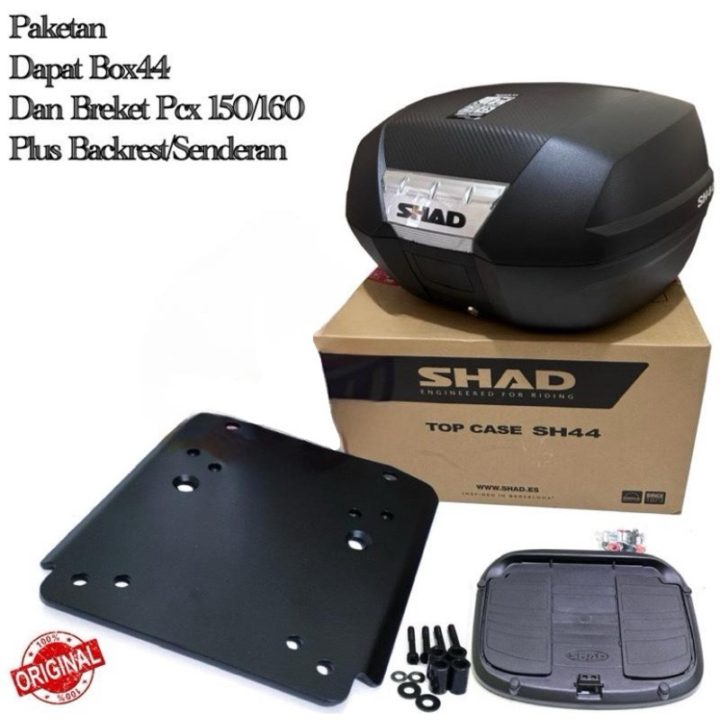 Jual shad pcx 160 full set (box, bracket, senderan) | Shopee Indonesia