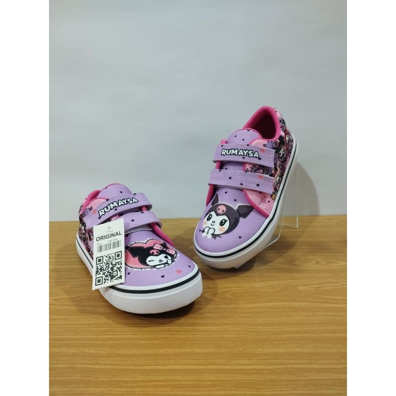 Jual SEPATU ANAK KARAKTER KUROMI PENDEK FREE CETAK NAMA DAN PHOTO ...