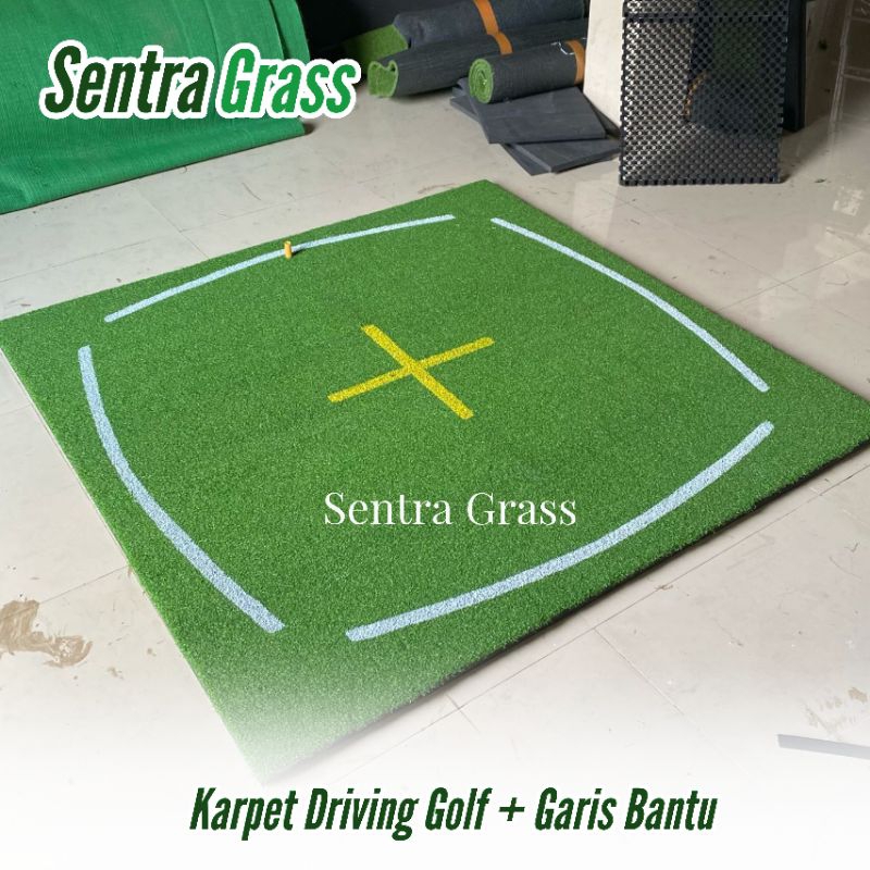 Jual Karpet Driving Golf + Garis Bantu (Helipad) Free Tee / Ukuran 100× ...
