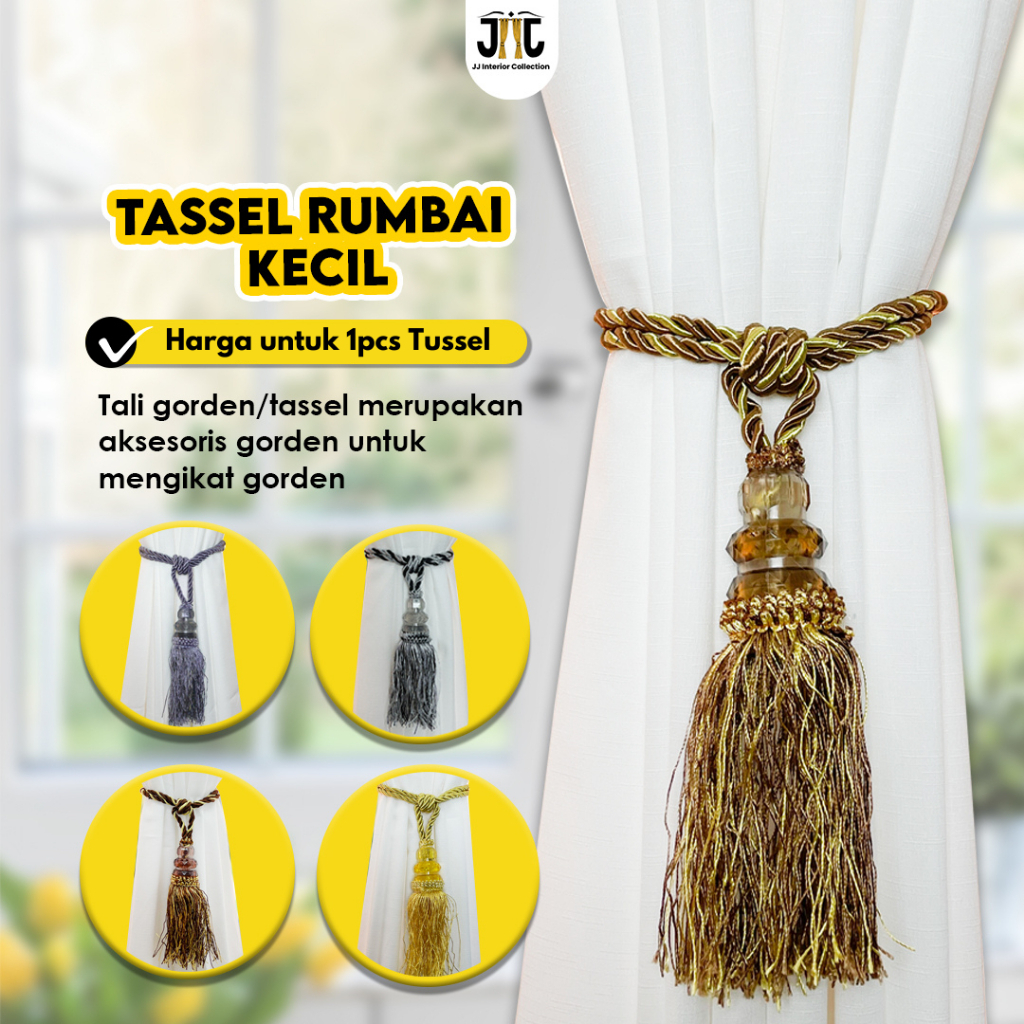 Jual Tassel Gorden Mewah Tali Gorden Model Rumbai Tali Pengikat Korden ...