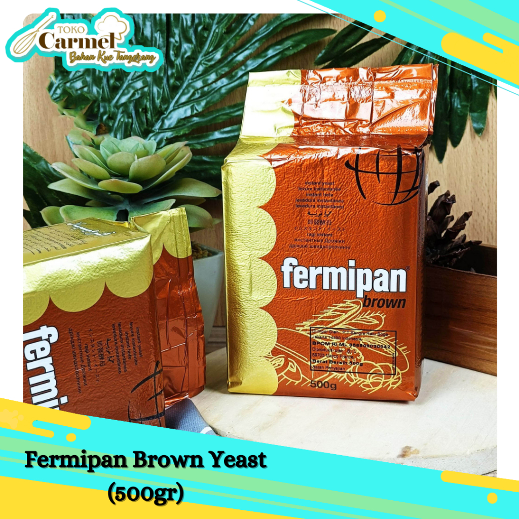 Jual Fermipan Brown Yeast 500gr (Ragi Instant) | Shopee Indonesia