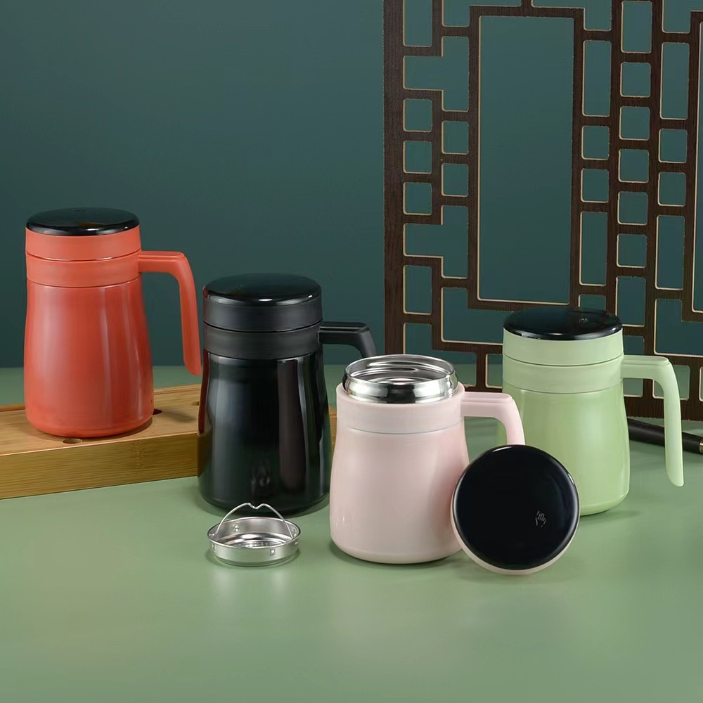 Jual MUG CANGKIR STAINLESS MUG GAGANG SUHU LED SUS 304 TAHAN PANAS ...