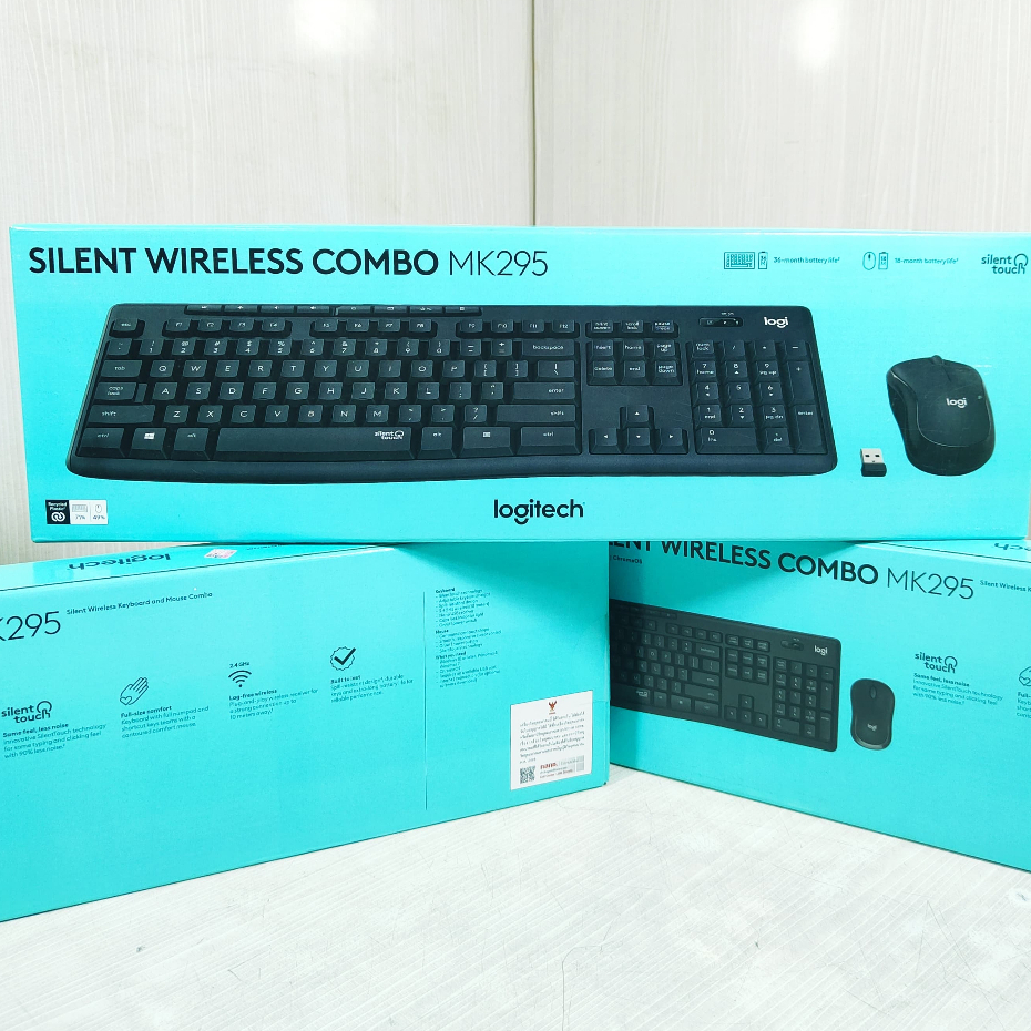 Jual Promo Paket Keyboard and Mouse Logitech MK295 Silent Wireless New ...