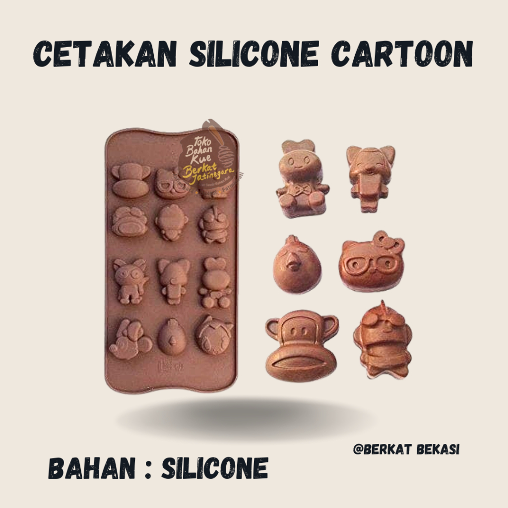 Jual CETAKAN SILICONE CARTOON / SILICONE CARTOON / PCS | Shopee Indonesia