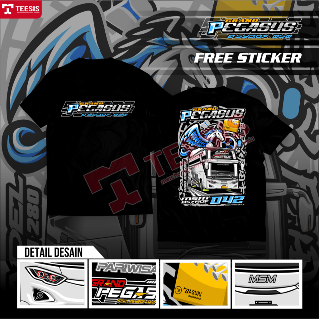 Jual Kaos Baju Bus Bis Mania Bismania Grand Pegasus MSM Asyrof ...