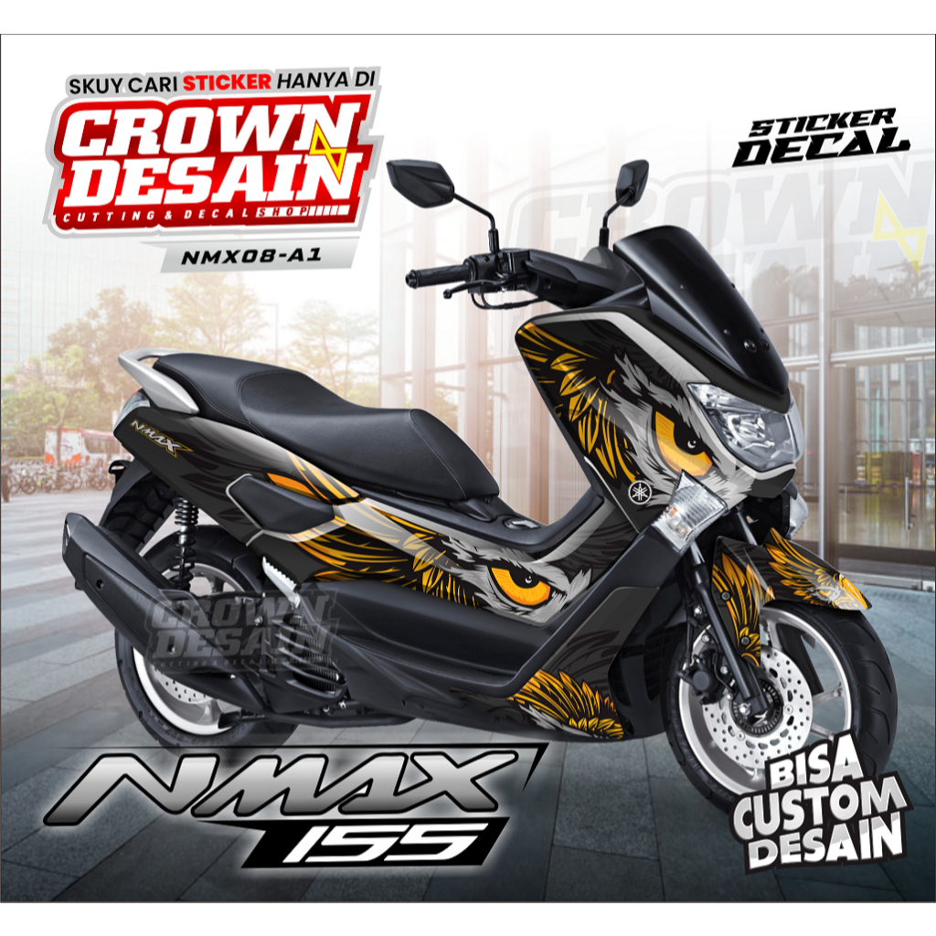 Jual Decal Stiker Full Body Motor Yamaha Nmax 155 - Striping NMAX ...