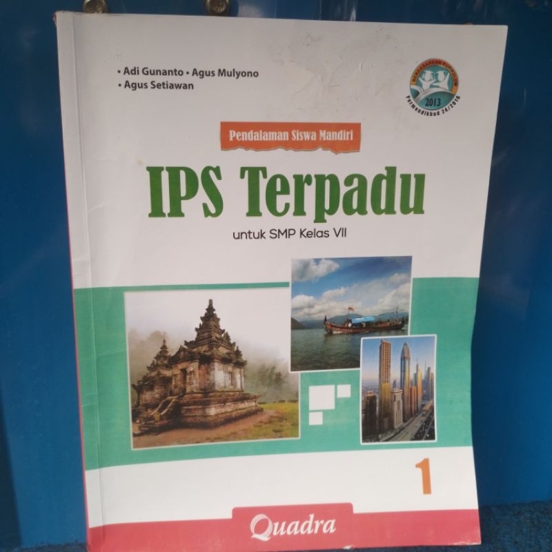 Jual BUKU PEDALAMAN SISWA MANDIRI IPS TERPADU KELAS 1-7-VII SMP ...