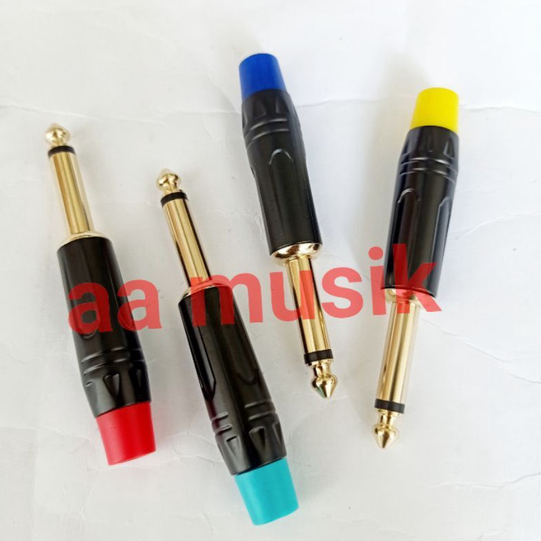 Jual I3 jack jek akai mono import pin gold jek toa jek mic microphone ...