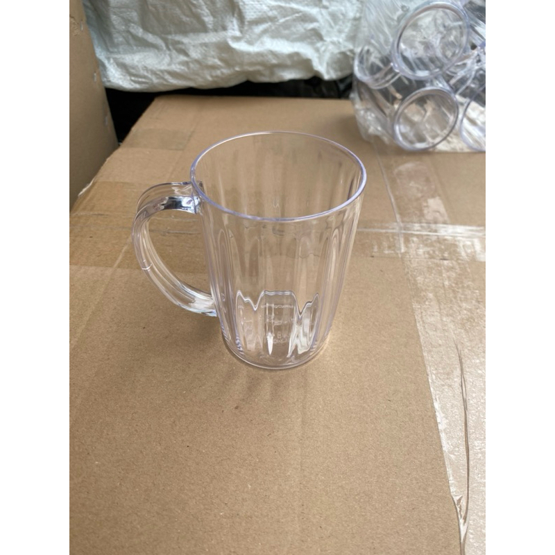 Jual 6pc Gelas Teh Atom Mika Cangkir Plastik Bening Besar Tempat Kopi ...
