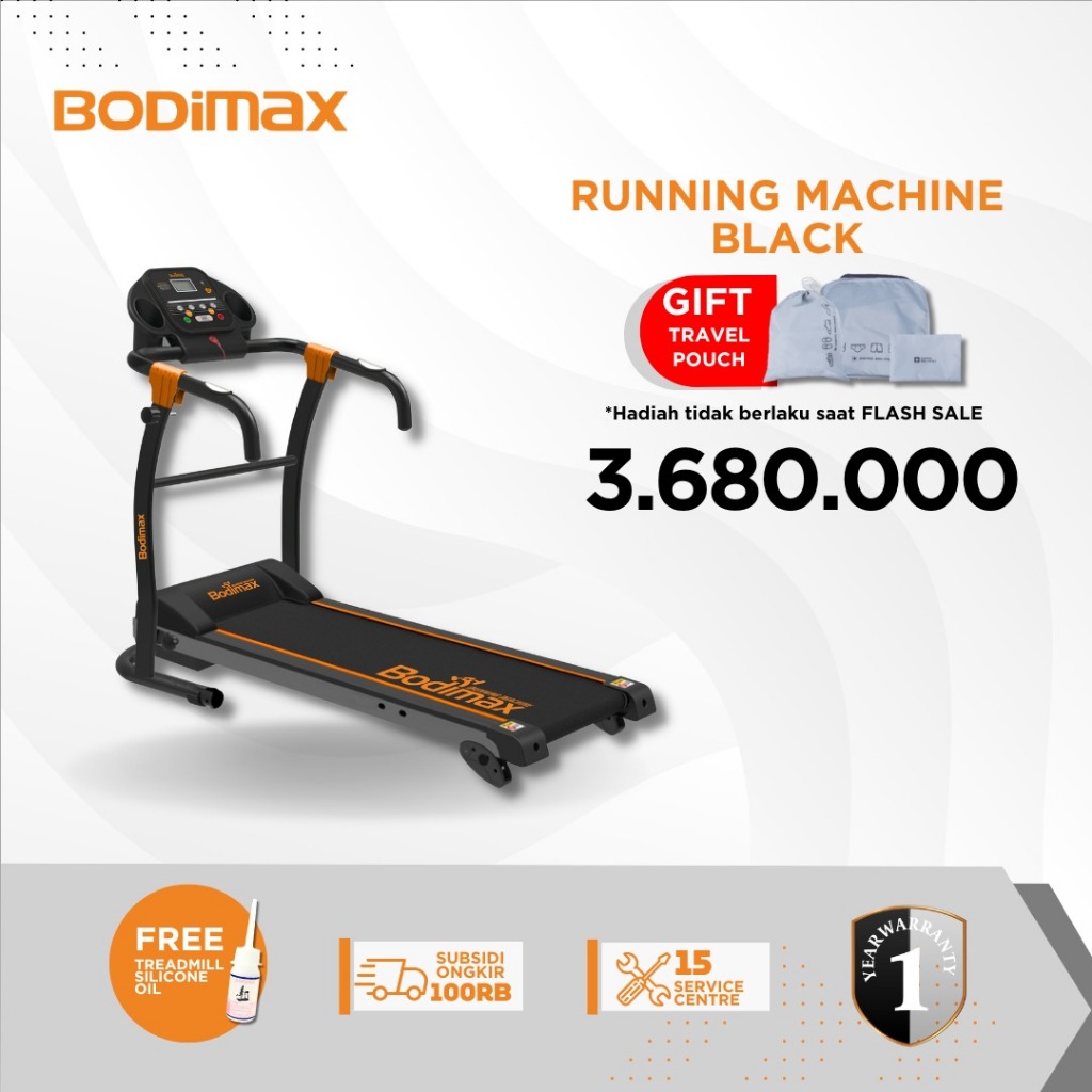 Jual Bodimax New Running Machine / Treadmill / Alat Olahraga / Fitness ...