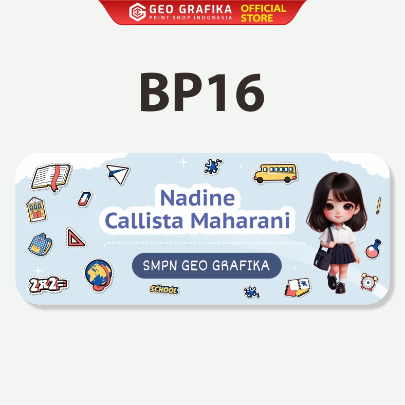 Jual Box Pensil Kotak Pensil Custom Nama - Geo Grafika | Shopee Indonesia