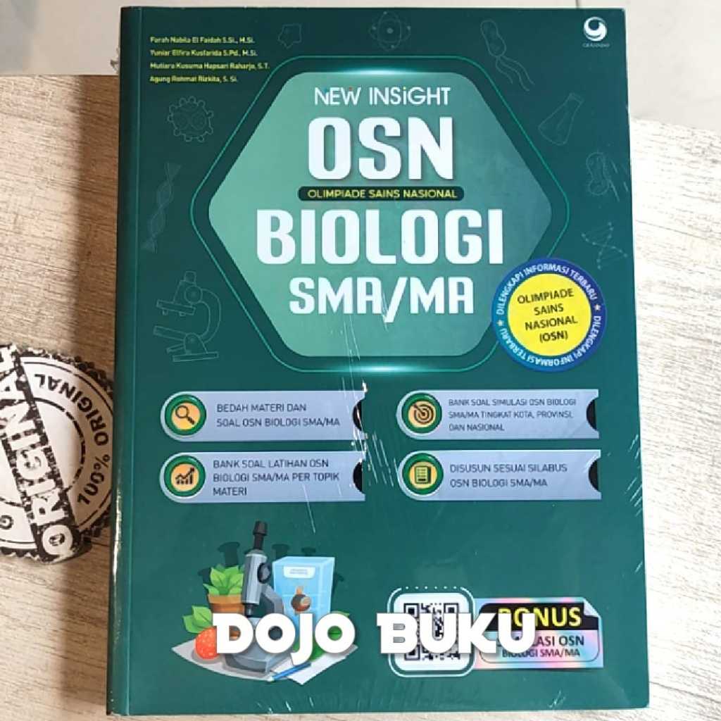 Jual Buku New Insight Olimpiade Sains Nasional (OSN) Biologi SMA/MA by Farah Nabila El Faidah ...