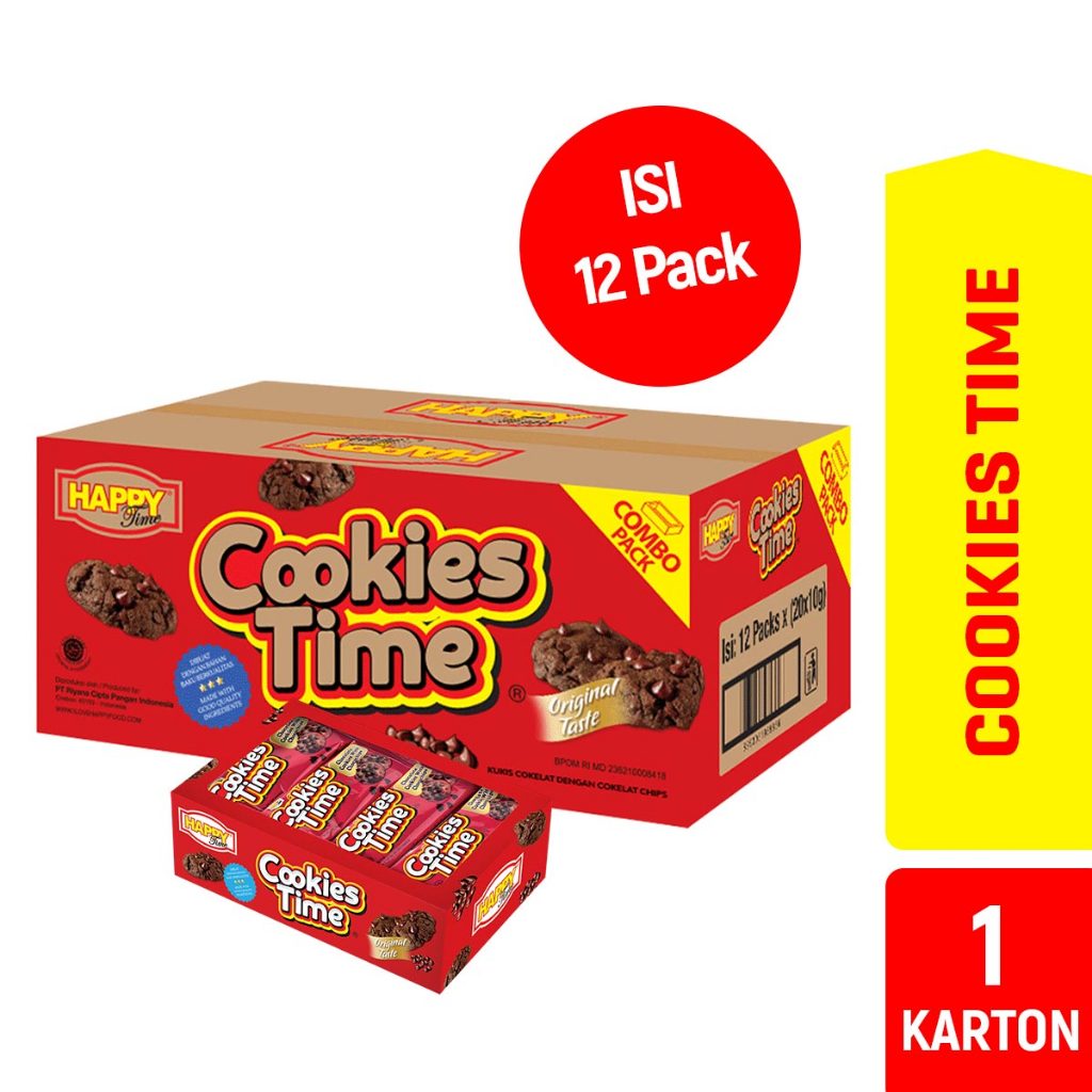 Jual Happy Time Cookies Time (1 Karton isi 12 Combo Pack) | Shopee ...