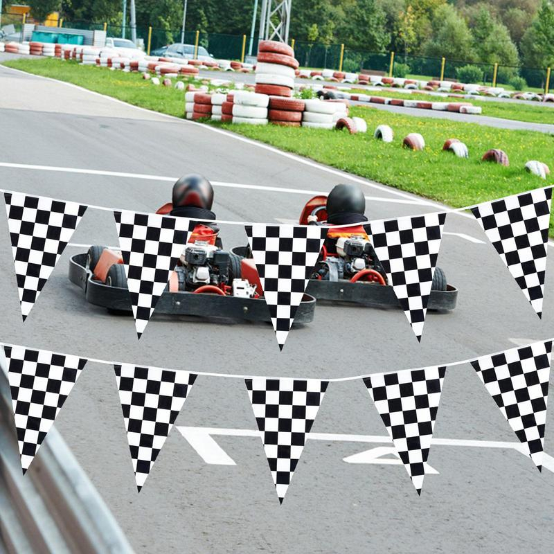 Jual 1 pcs Bendera Balap Bendera Start Bendera Lomba Balap 10M Segitiga ...